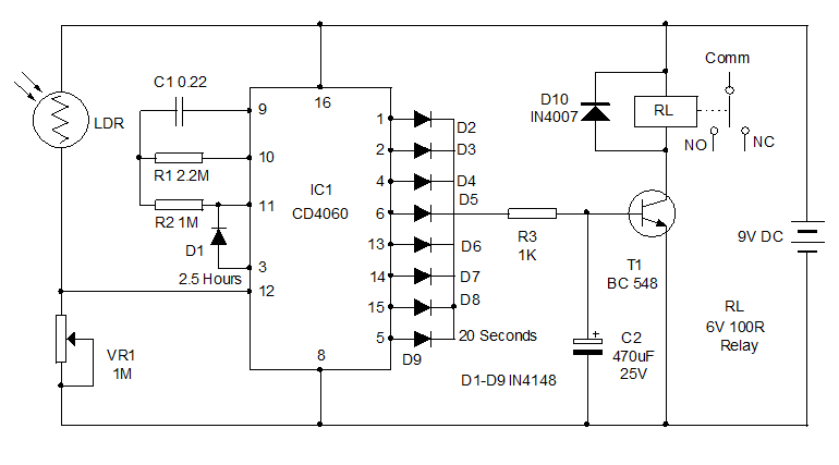 Programmable Digital Timer Circuit Diagram Circuit Diagram