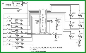 Boolean Algebra Calculator Circuit with Applications