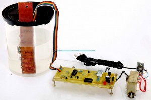 8051 Microcontroller based Ultrasonic Water Level Controller