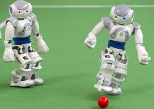 Soccer Robot - Playing Robotics Technology Working with Rules