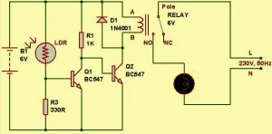 Simple Light Sensor Circuit with Applications