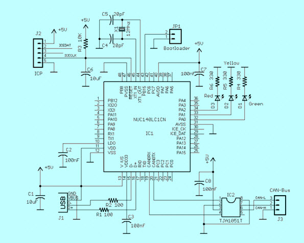 Usb Schematic Diagram