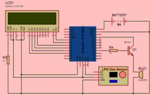 Lpg Gas Sensor Circuit and Its Working