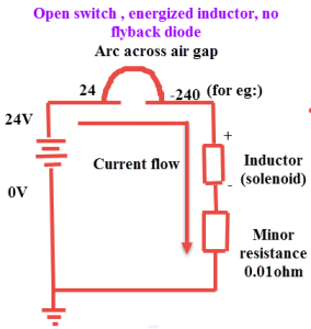 Freewheeling Diode or Flyback Diode Circuit Working And Its Functions