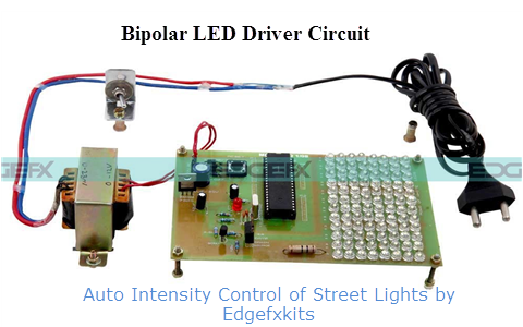 Bipolar LED Driver Circuit Working Using Microcontroller And 555 Timer IC