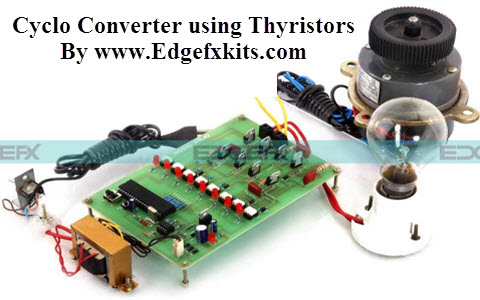Buildig of Single Phase Cycloconverter using Thyristors And Applications