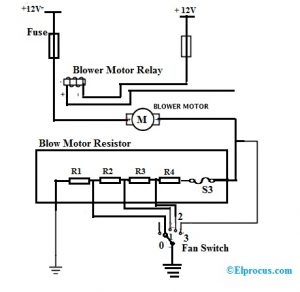 Blower Motor Resistor : Circuit, Working & Its Applications