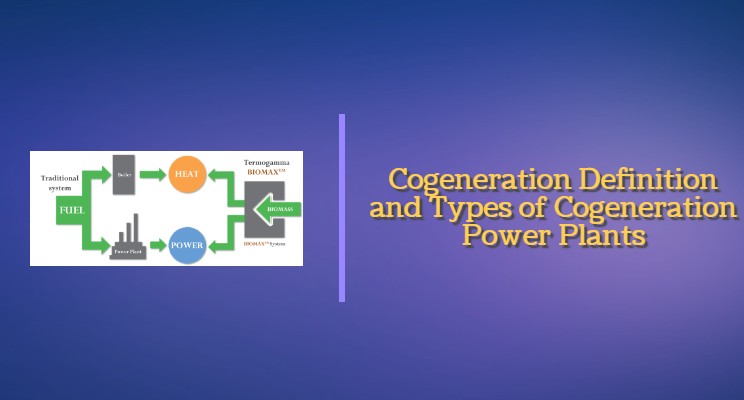 Cogeneration - Componenets and Types of Cogeneration Power Plants