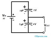 Capacitive Voltage Divider : Circuit, Working, Examples & Its Applications