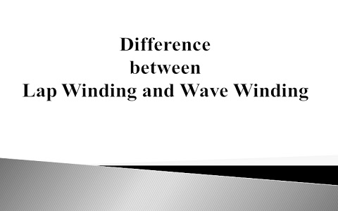 Difference Between Lap Winding and Wave Winding (Table Format)