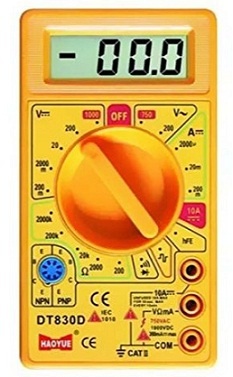 Types of Multimeter : Working, Probes, Advantages & Disadvantages