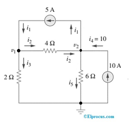 Nodal Analysis : Step by Step Procedure & Its Example