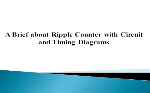 Ripple Counter - Circuit Diagram, Timing Diagram, and Applications