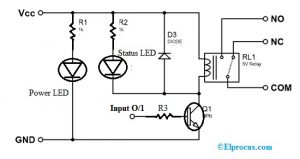 Relay Module Schematic Diagram