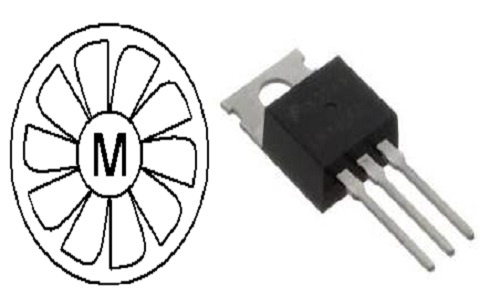 Temperature Controlled Fan with MOSFET Transistor
