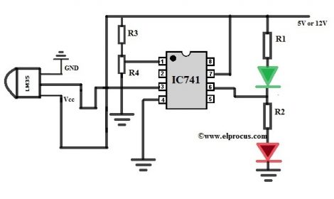 Heat Sensor Circuit And Its Working Principle