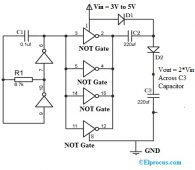 4049 IC Hex Inverter Datasheet : Working & Its Applications