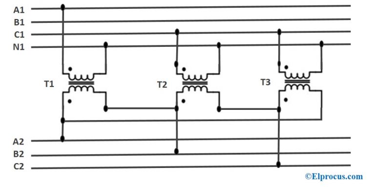Three-Phase Transformer - Working Principle and Its Construction