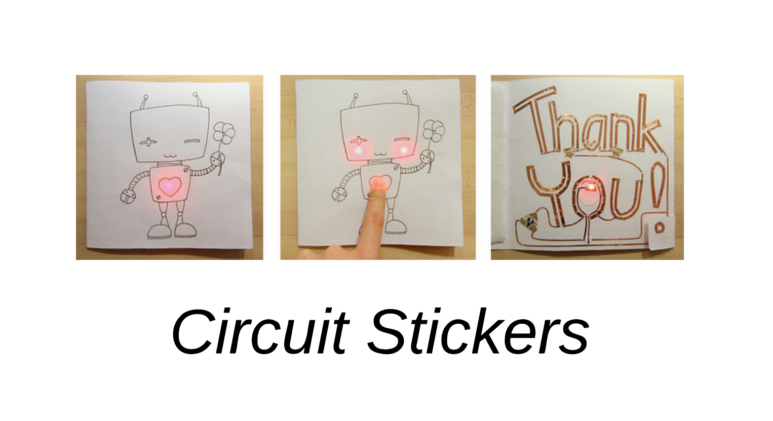 Circuit Stickers by Peel and Stick for Beginners in Engineering