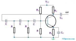 RC Oscillator : Working using BJT and Operational Amplifier